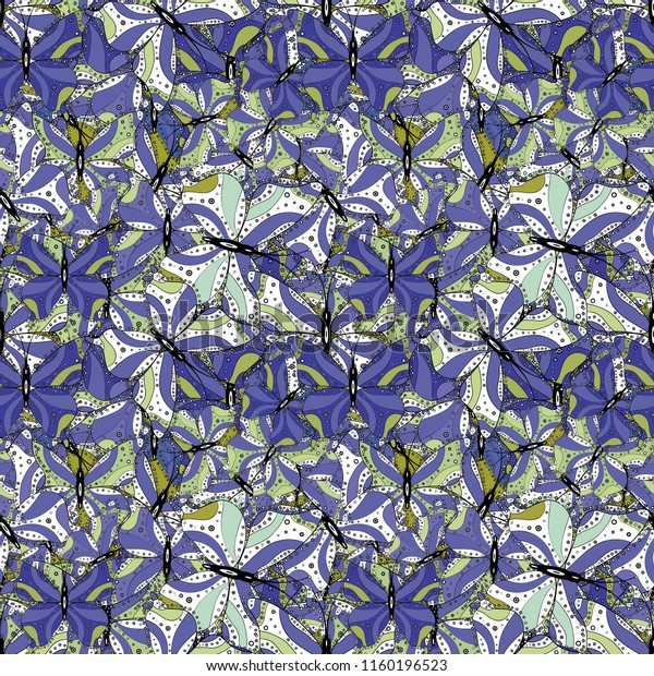 Vector Illustration Cute Girly Seamless Pattern Stock Vector (Royalty ...