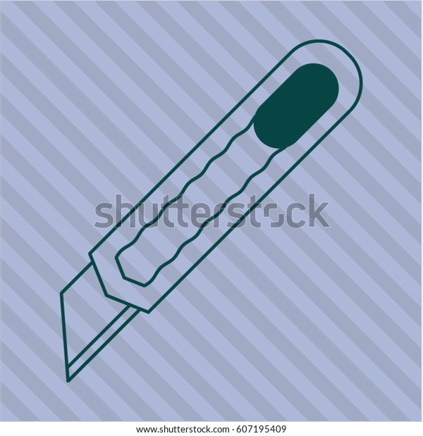 Vector Illustration Cutter Icon Vector Symbol Stock Vector (Royalty ...