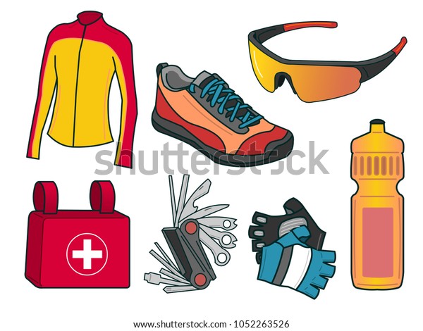 Vector Illustration Cyclo Equipment Stock Vector (Royalty Free ...