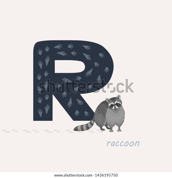 Vector Illustration Dark Blue Letter R Stock Vector (Royalty Free ...
