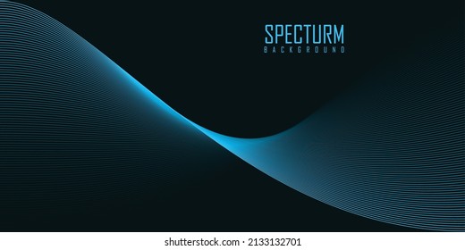 Vector Illustration Dark Spectrum Abstract Background Stock Vector ...