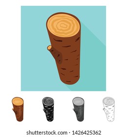 Vector Illustration Deck Timber Sign Collection Stock Vector (Royalty ...