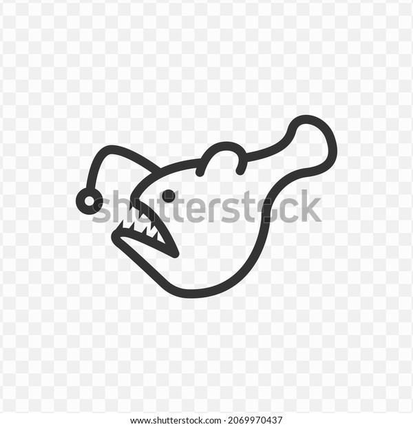 Vector Illustration Deep Sea Icon Dark Stock Vector (Royalty Free ...