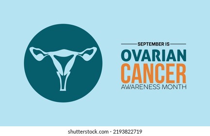 Vector Illustration Design Concept Ovarian Cancer Stock Vector (Royalty ...
