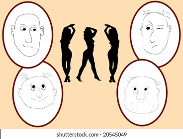 Vector Illustration Desire Stock Vector (Royalty Free) 20545049 ...