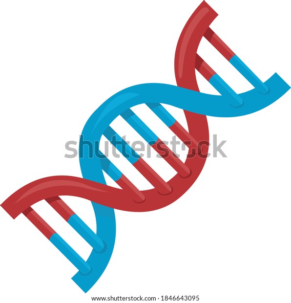 Vector Illustration Dna Emoticon Stock Vector (Royalty Free) 1846643095 ...