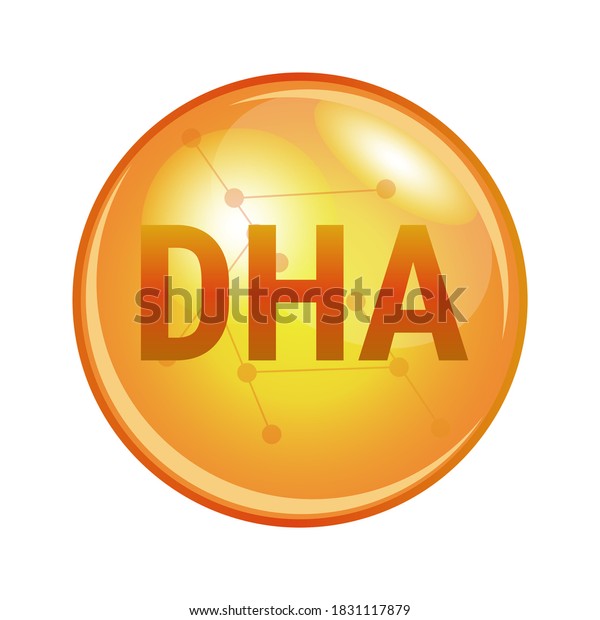 Vector Illustration Docosahexaenoic Acid Dha Found Stock Vector ...