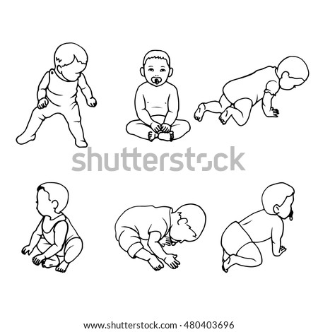 Baby Outline | Free download on ClipArtMag