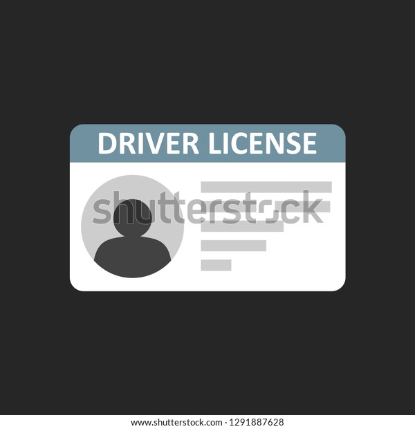Vector Illustration Drivers License Driver Card Stock Vector (Royalty ...