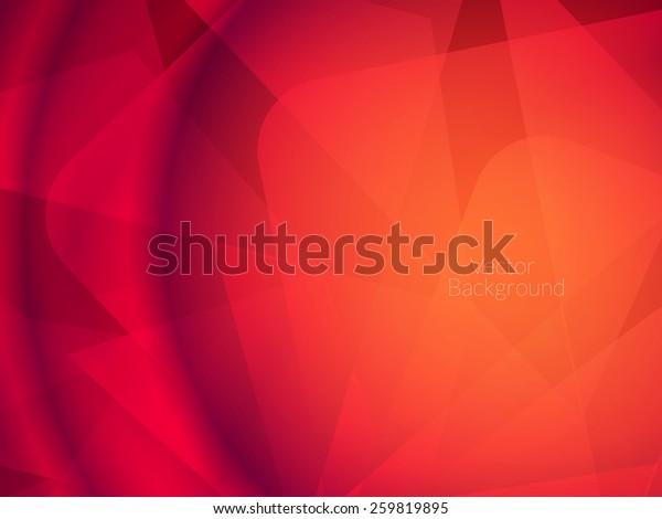 Vector Illustration Elegant Red Color Background Stock Vector (Royalty ...