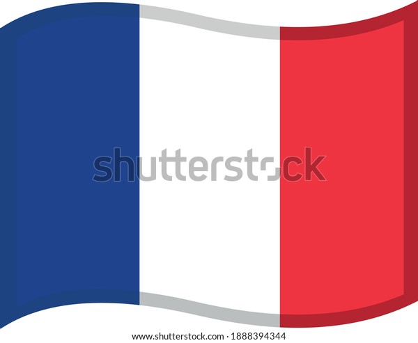 Vector Illustration Emoticon French Flag Stock Vector (Royalty Free ...