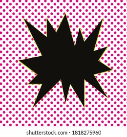 Vector Illustration Explosion Cartoon Style On Stock Vector (Royalty ...