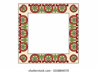 Vector Illustration Fantasy Frame Stock Vector (Royalty Free) 1018804570