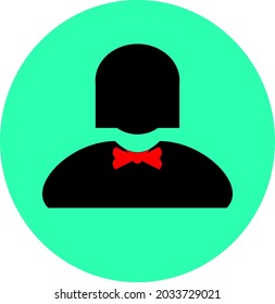 Vector Illustration Female User Icon Stock Vector (Royalty Free ...