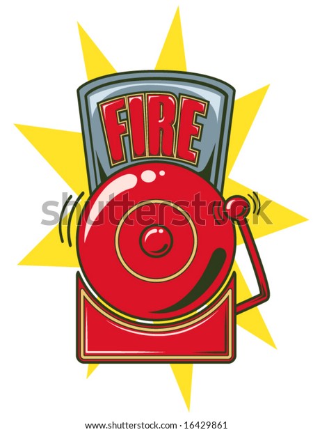 Vector Illustration Fire Alarm Stock Vector (Royalty Free) 16429861