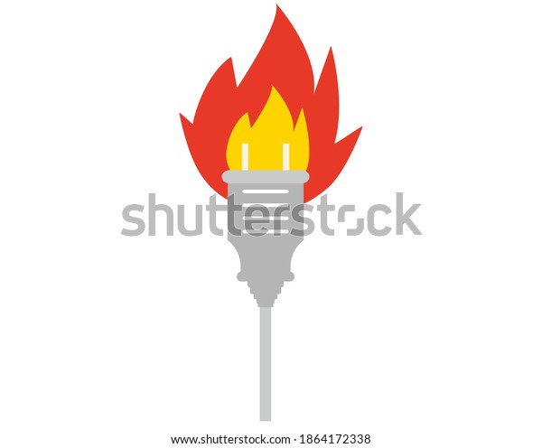Vector Illustration Fire Power Supply Stock Vector (Royalty Free ...
