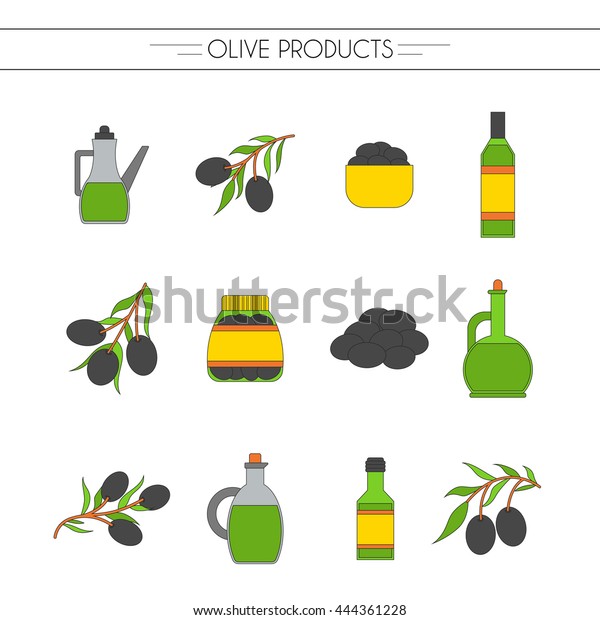 Vector Illustration Flat Cartoon Oil Bottle Stock Vector (Royalty Free ...
