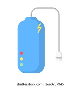 Vector Illustration Flat Power Bank Design Stock Vector (Royalty Free ...
