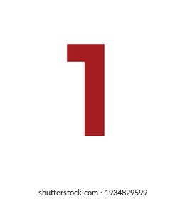 Red Number 1 Images, Stock Photos & Vectors | Shutterstock