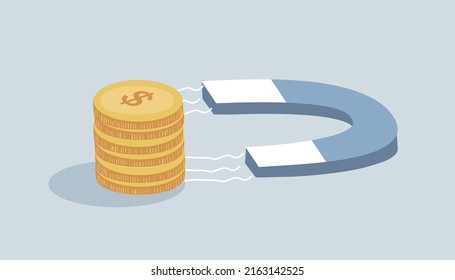 3,201 Coin attract magnet Images, Stock Photos & Vectors | Shutterstock