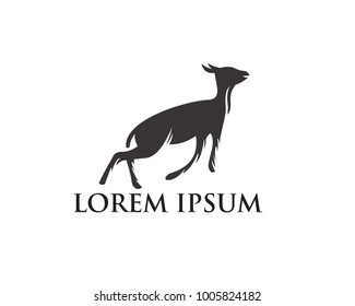 Vector Illustration Flying Deer Stock Vector (Royalty Free) 1005824182 ...