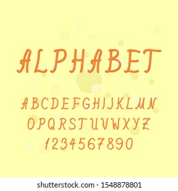 Vector Illustration Font Alphabet Stock Vector (Royalty Free ...