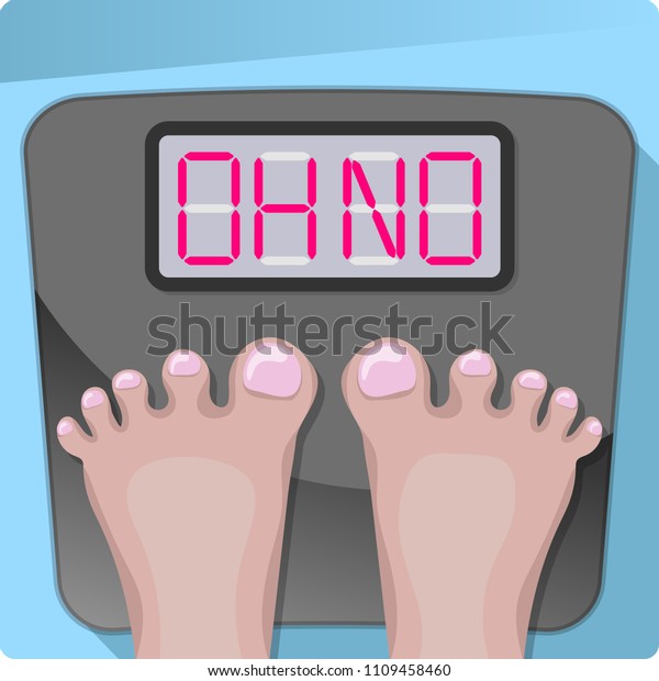Vector Illustration Funny Feet Pedicure On Stock Vector (Royalty Free ...