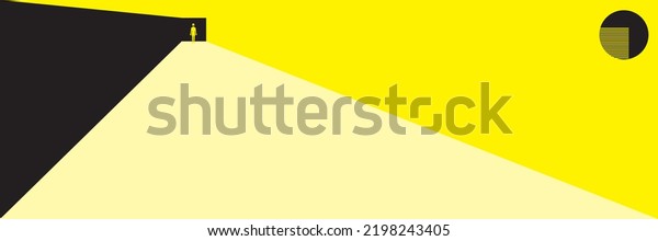 Vector Illustration Futuristic Man Three Dimensional Stock Vector ...