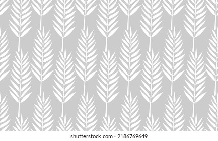 Vector Illustration Geometric Leaves Seamless Pattern Stock Vector ...
