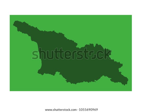 Vector Illustration Georgia Country Map Stock Vector (Royalty Free ...