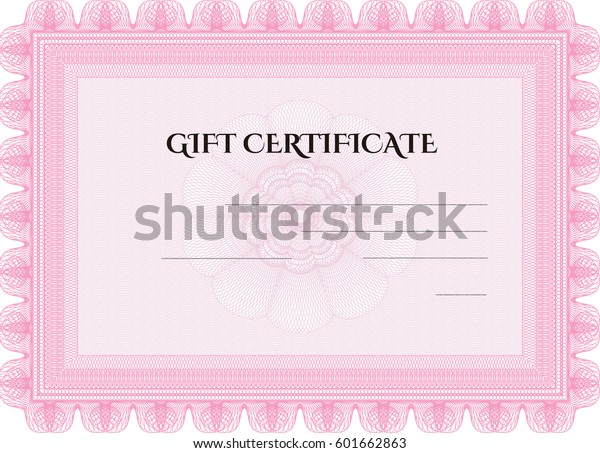 Vector Illustration Vector Gift Certificate Icon Stock Vector (Royalty ...