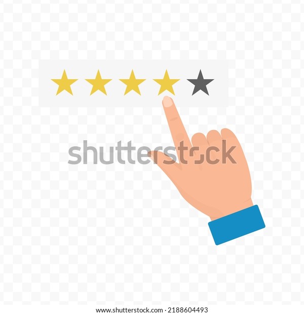 Vector Illustration Give Star Colored Vector Stock Vector (Royalty Free ...