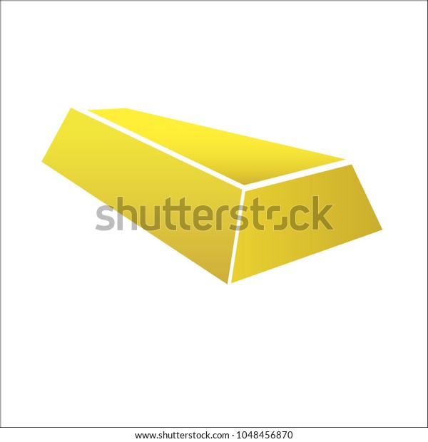 Vector Illustration Gold Bar Bank Stock Vector (Royalty Free ...