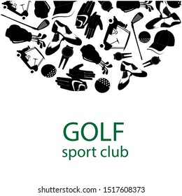 Vector Illustration Golf Lettering This Illustration Stock Vector ...