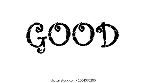 Vector Illustration Good Writing Stock Vector (Royalty Free) 1804370200 ...