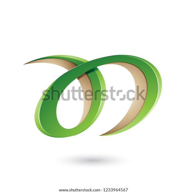 Ilustración vectorial de las letras curvadas: vector de stock (libre de ...