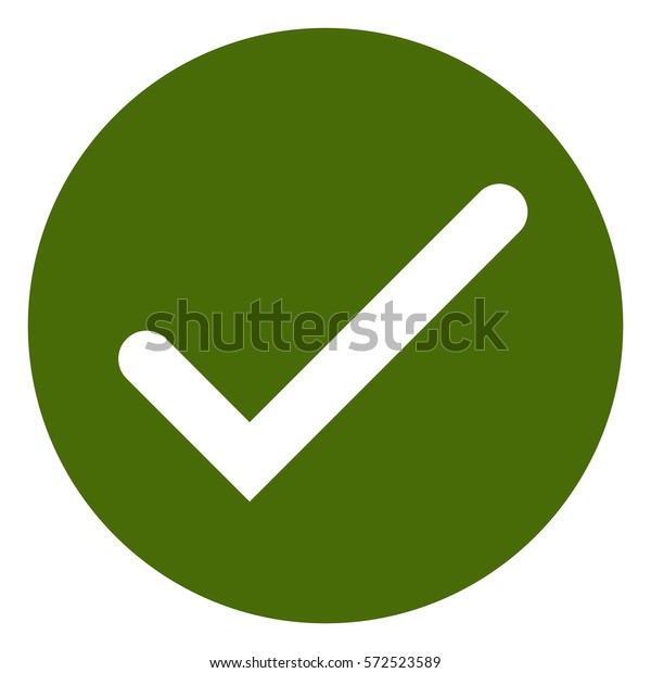 Vector Illustration Green Check Icon Stock Vector (Royalty Free ...