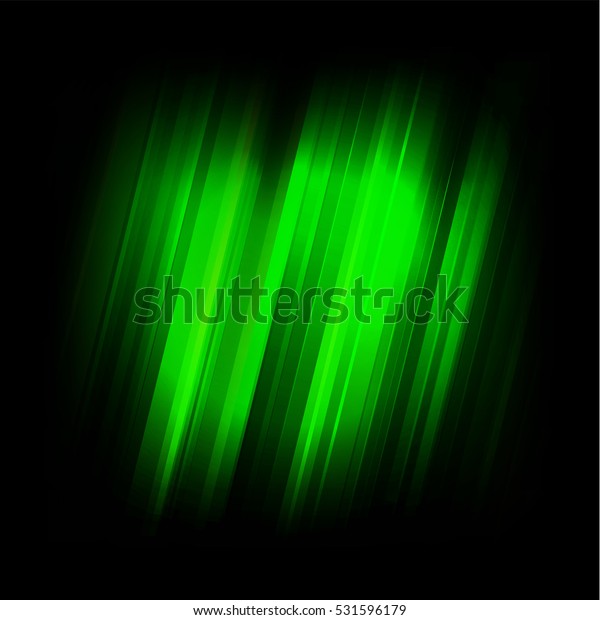 Vector Illustration Green Glowing Background Greeting Stock Vector ...