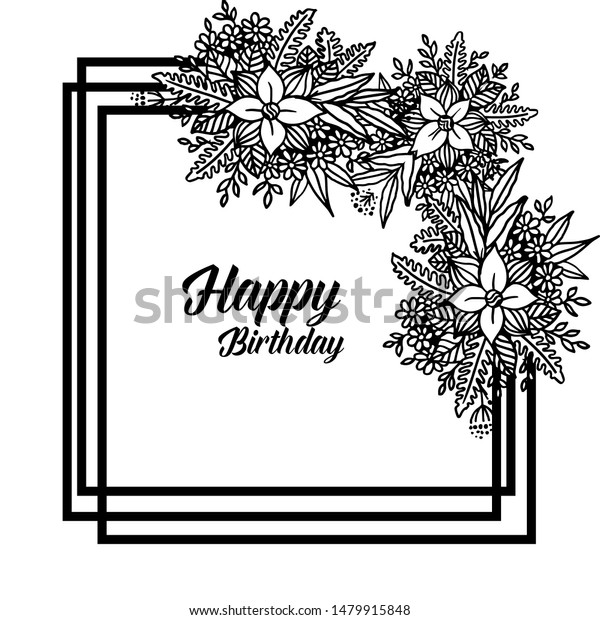 Vector Illustration Greeting Card Your Great Stock Vector (Royalty Free ...