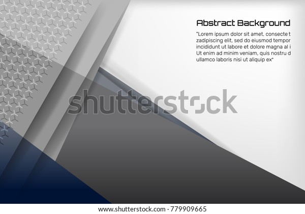 Vector Illustration Grey Blue Abstract Backgrounds Stock Vector ...
