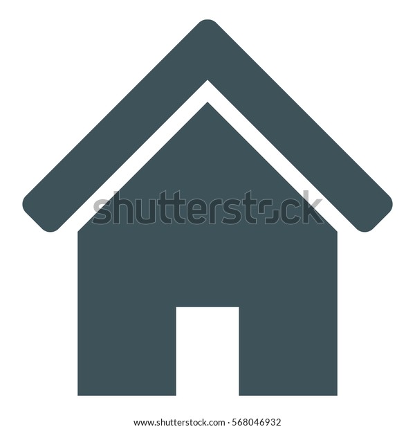 Vector Illustration Grey Home Icon Stock Vector (Royalty Free ...