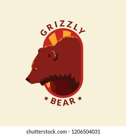 Vector Illustration Grizzly Bear Icon Vector Stock Vector (Royalty Free ...