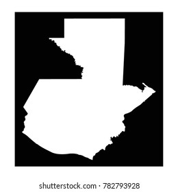 Vector Illustration Guatemala Map Stock Vector (Royalty Free) 782793928 ...