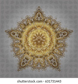 Vector Illustration Hand Drawing Gold Star Stock Vector (Royalty Free ...