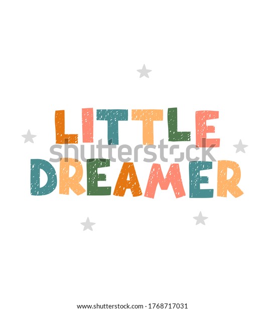 Vector Illustration Hand Drawn Lettering Little: เวกเตอร์สต็อก (ปลอดค่า ...
