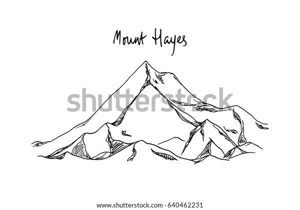 Vector Illustration Hand Drawn North American Stock Vector (Royalty ...