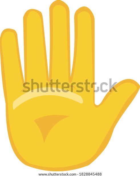 Vector Illustration Hand Emoticon Stock Vector (Royalty Free ...