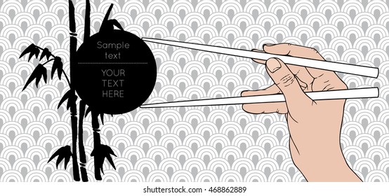 Hand hold chopstick Images, Stock Photos & Vectors | Shutterstock