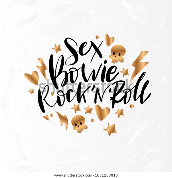 Vector Illustration Hand Sketched Lettering Sex Stock Vector Royalty Free 1851239818