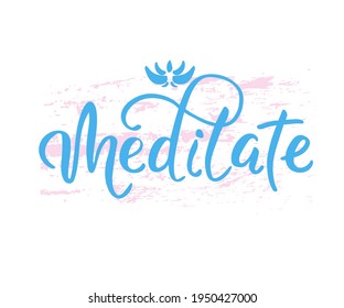 12,808 Meditation typography Images, Stock Photos & Vectors | Shutterstock